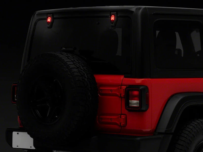 Raxiom Axial Series Rear Window Glass Hinge LED Lights fits 2018-2023...