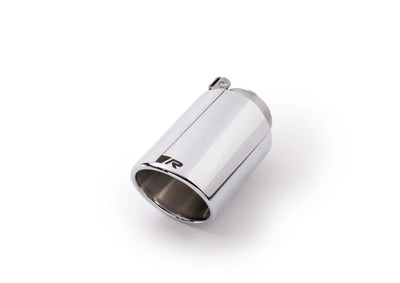 Remus Stainless Steel 102mm Angled Rolled Edge Chrome w/Adjustable...