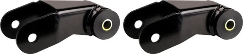 RockJock JS-9081 Boomerang Leaf Spring Shackles 5in w/ Urethane...