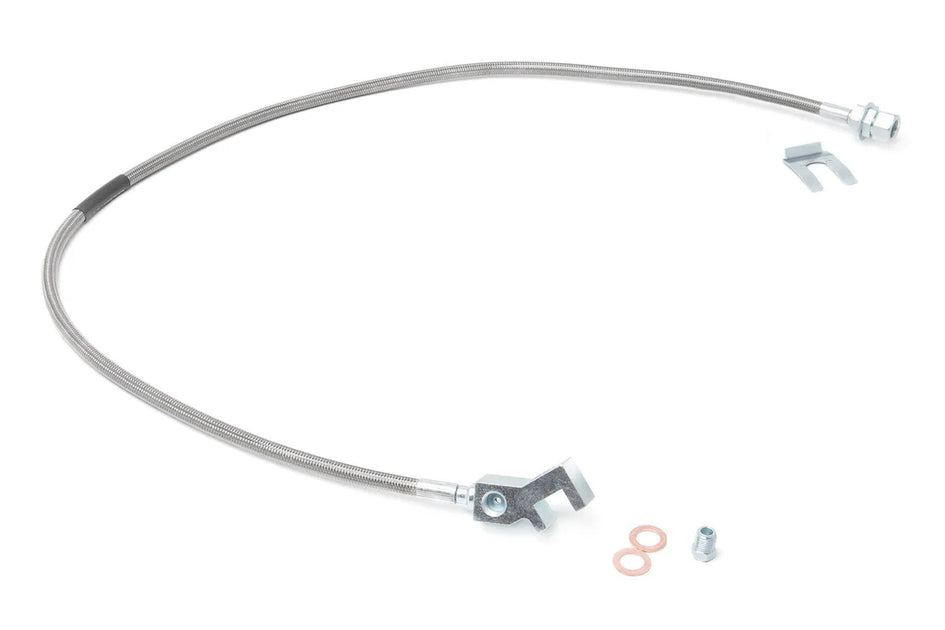 Rough Country Brake Line Stainless Rear 4-6 Inch Lift 89713 fits...