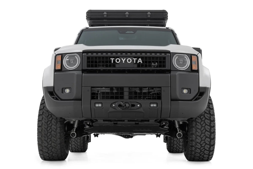Rough Country Hidden Winch Mount Yellow SAE Fog 10750 fits 2024-2025...