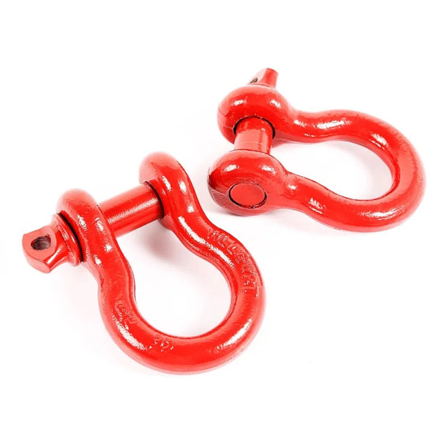 Rugged Ridge Red 7/8in D-Shackles – CI Motorsports