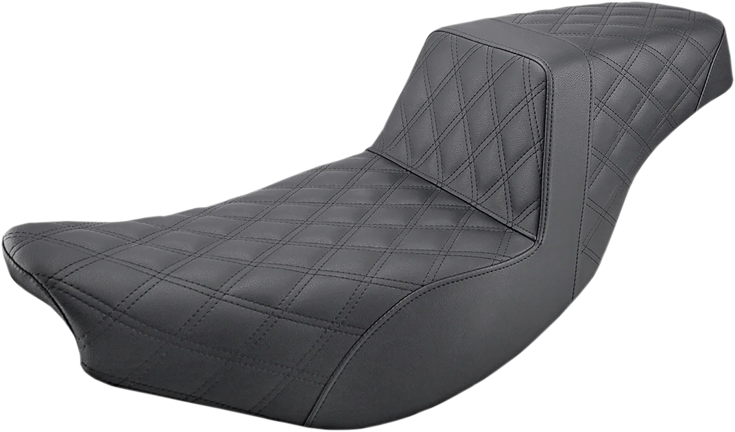 Saddlemen Step-Up Seat - Full Lattice Stitch - Black I14-07-175 fits...