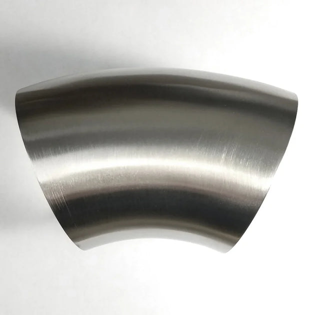 Stainless Bros 304SS 5in Diameter 1D Radius 45 Degree Bend Elbow...