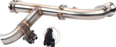 TRINITY RACING Side Piece Header Pipe - with Electronic Cutout...