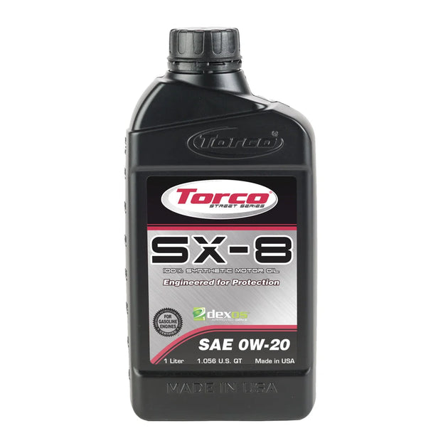 Torco Racing Oils SX-8 5w30 Synthetic Oil 1 Liter Dexos1 TRCA120530CE