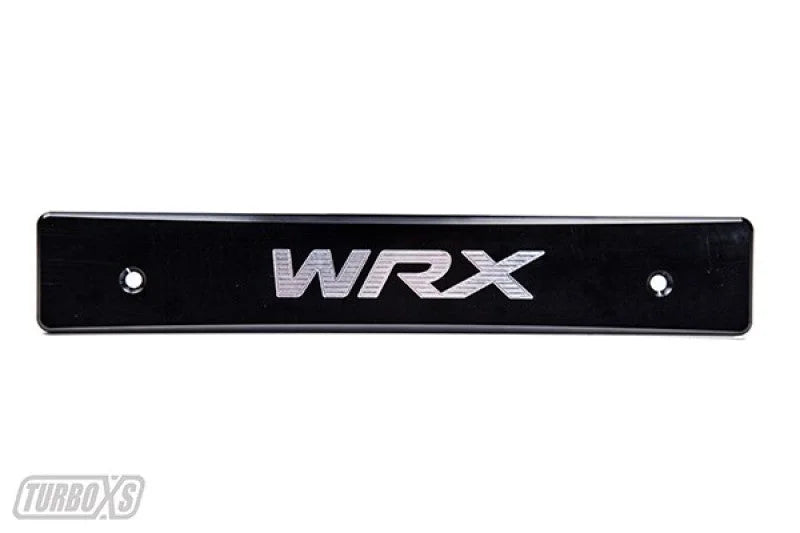Turbo XS Billet Aluminum License Plate Delete Black Machined Logo...
