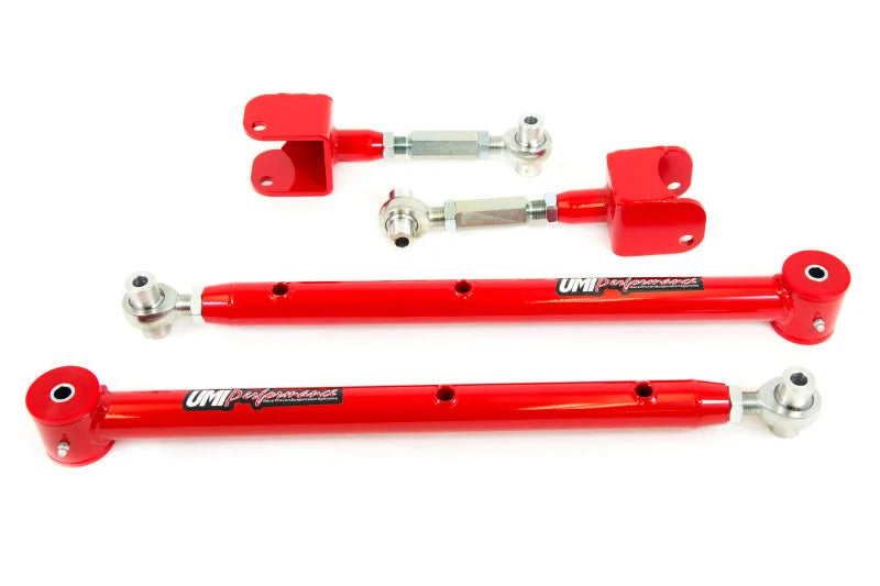 UMI Performance 401417-R Adjustable Upper & Lower Control Arm Kit...