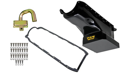 Weiand Oil Pan Kit 6QT- Black Painted Finish- (Drag Racing) fits...