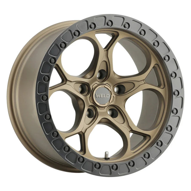 Weld Off-Road W106 17X9.0 Ledge 5X127 ET-12 BS4.50 Satin Bronze Satin...