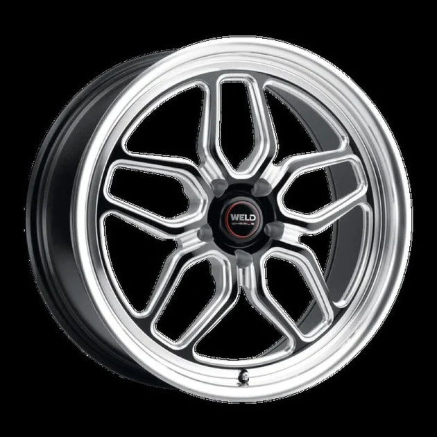 Weld S107 20X8 Laguna 5X120.7 ET00 BS4.50 Gloss Black MIL Dia 78.1