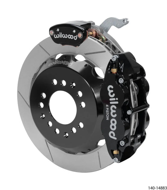 Wilwood Narrow Superlite 4R-MC4 Black Rear Kit 12.88in Slotted Rotor...