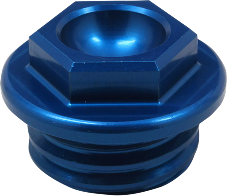 Works Connection Oil Fill Plug - Blue fits Gas Gas / Husqvarna / Ktm