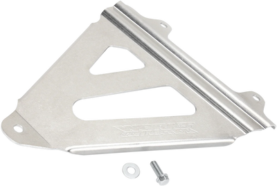 Works Connection Radiator Brace Set - Silver - fits Kawasaki