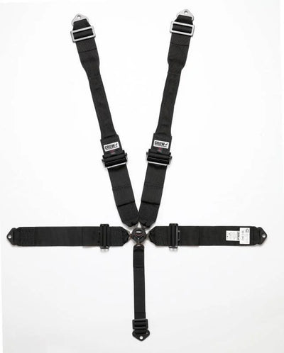 crow safety 5-Way Kam Lock DB Harness Aluminum Black 11104PRB