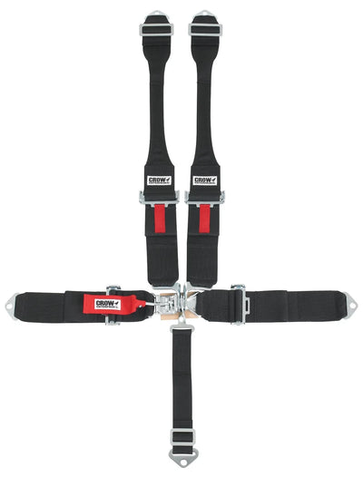 crow safety 5-Way Restraint SB Bolt-In Dog Bone Harness Bolt-In W/...