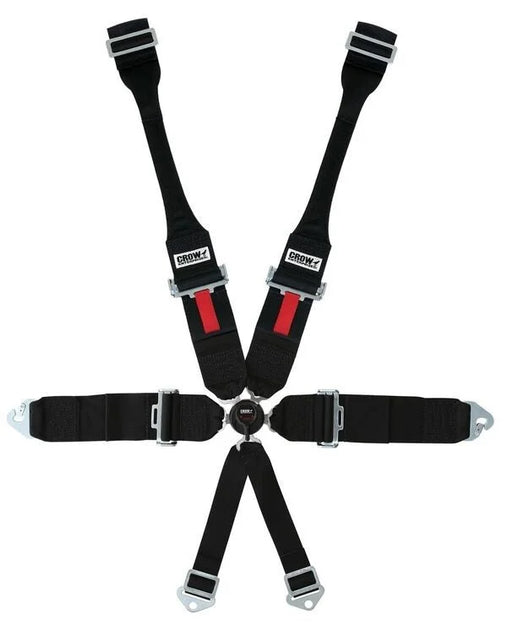crow safety 6-Way Kam Lock Clip-In Pull Down Black 11144-6DB